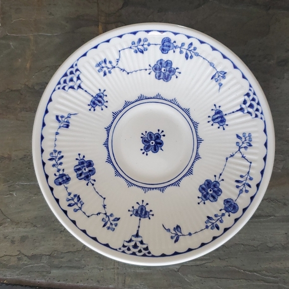 Furnival | Dining | Funival Denmark Blue China Set Of 4 Saucers England ...